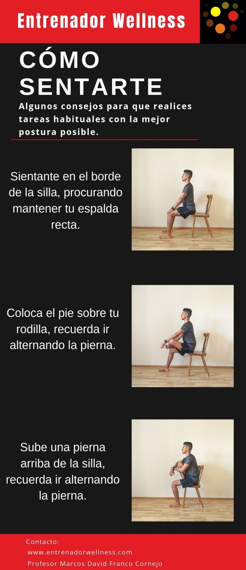 🪑 Como sentarse de forma correcta | Alternativas e ideas